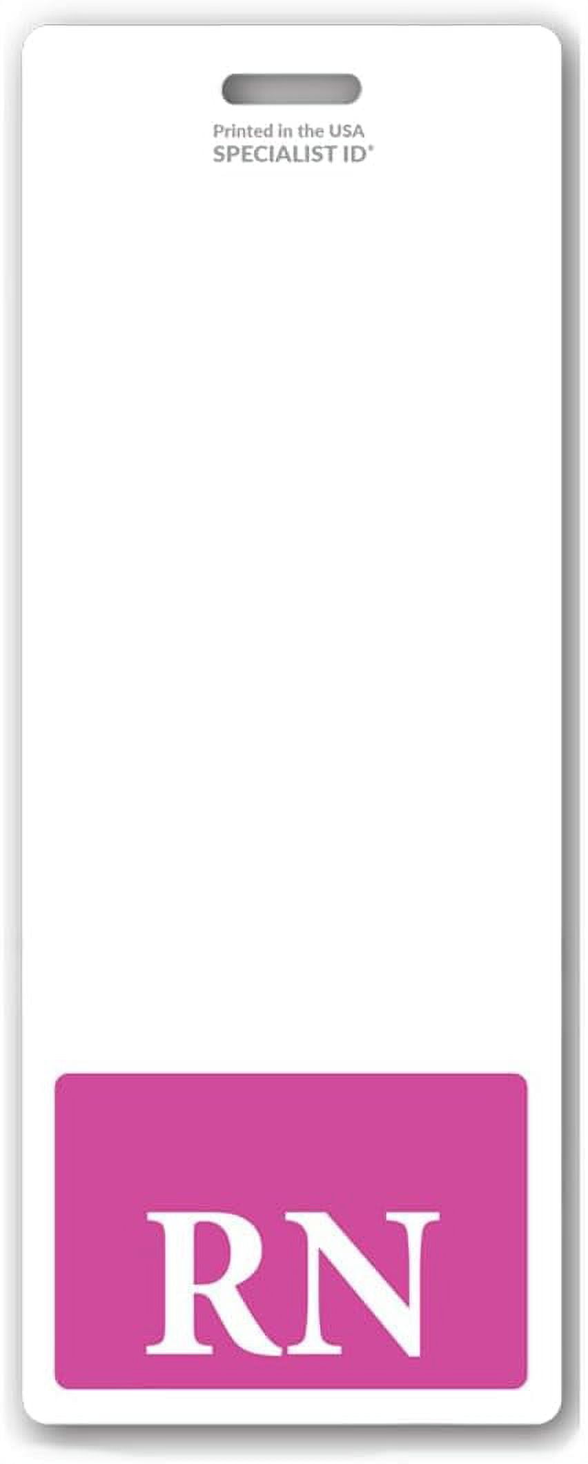 5 Pack - Oversized Nurse Badge Buddy - RN Badge Buddy Vertical for ...