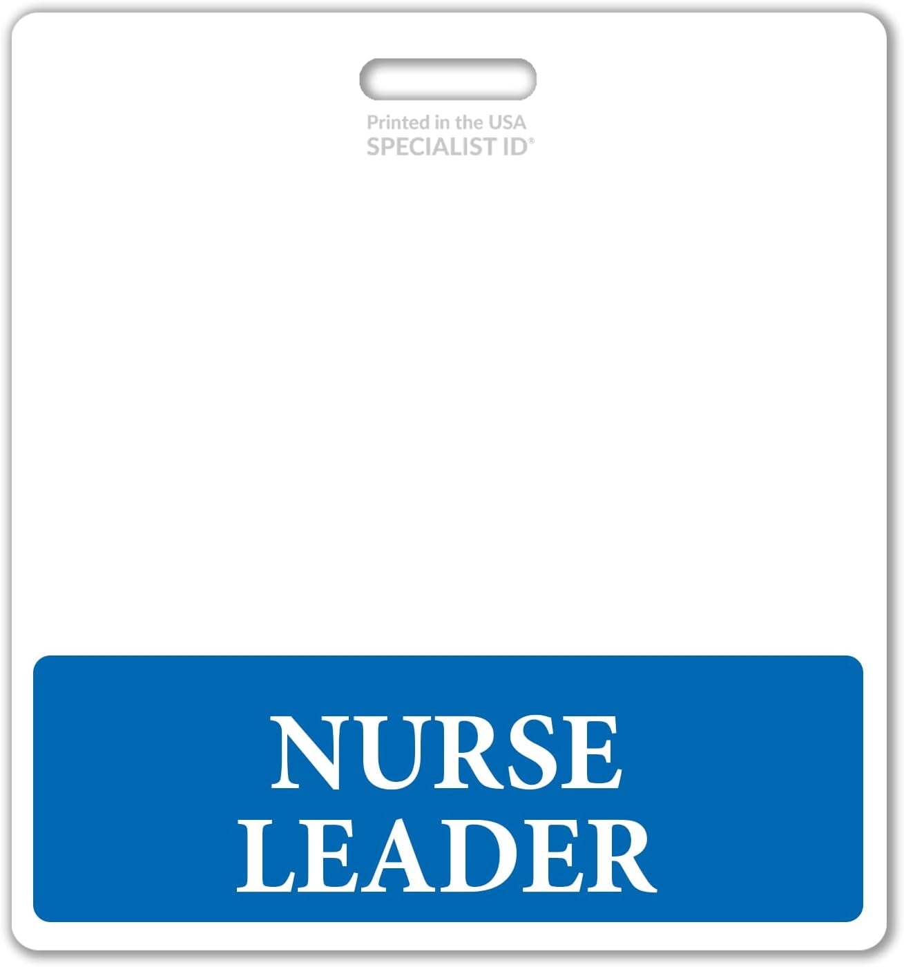5 Pack - Oversized Nurse Leader Badge Buddy Horizontal - XL Badge ...