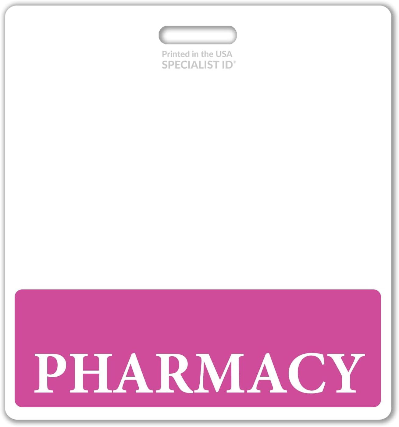 5 Pack - Oversized Pharmacy Badge Buddy Horizontal - XL Badge Buddies ...