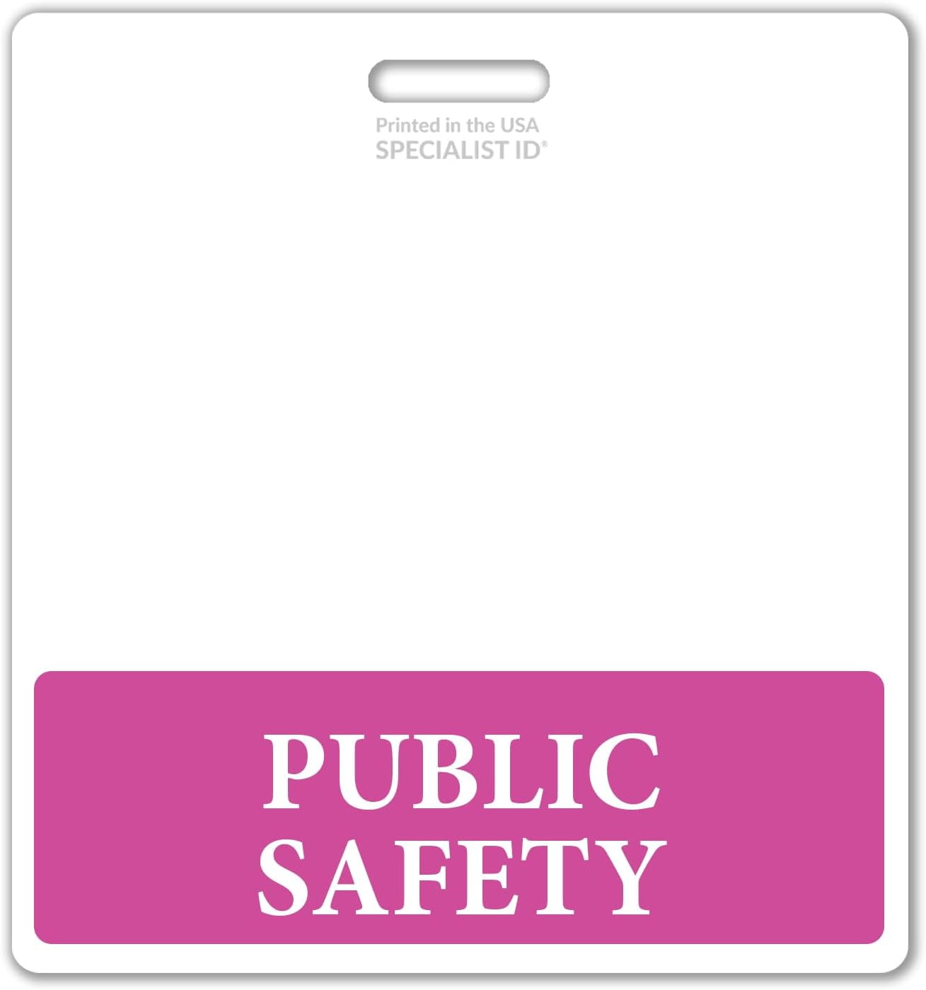 5 Pack - Oversized Public Safety Badge Buddy Horizontal - XL Badge ...