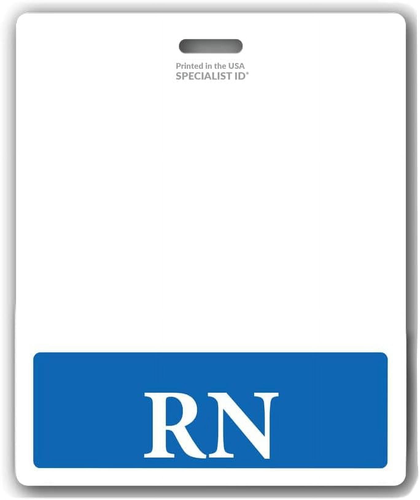 5 Pack - Oversized RN Badge Buddy - Horizontal Badge Backer for ...