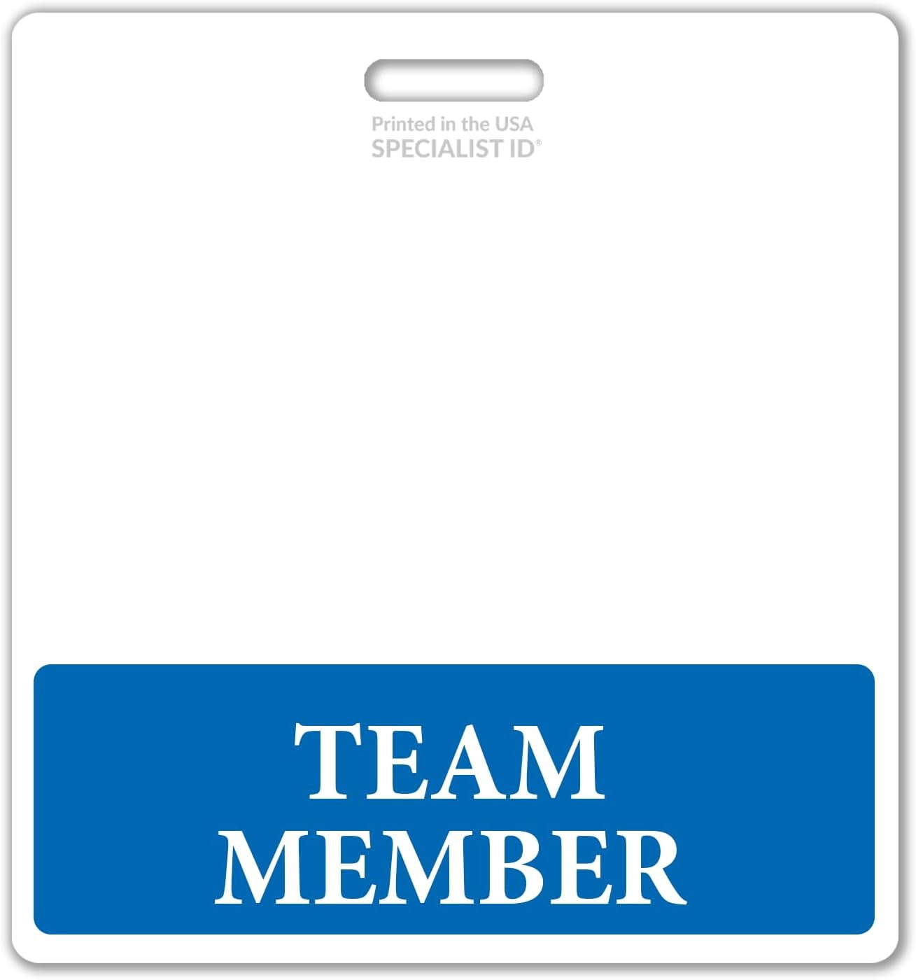 5 Pack - Oversized Team Member Badge Buddy Horizontal - XL Badge ...