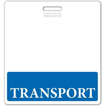 4X3 Name Badge Holder - Heavy Duty Clear Plastic Horizontal 4 x 3 Name ...