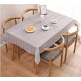 5-Pack PEVA Checkered Tablecloths - Wipe-Clean, Waterproof/Oil-Proof ...