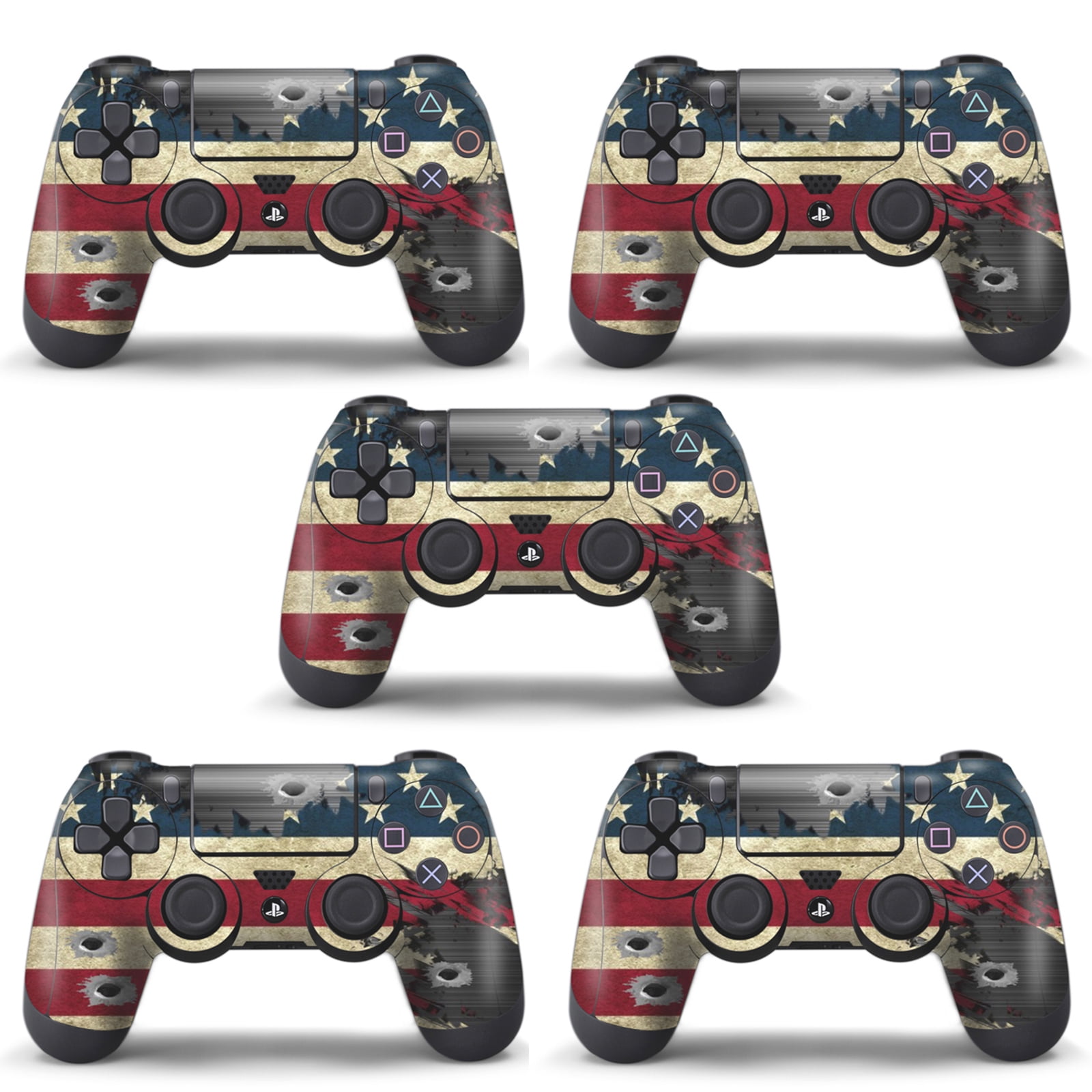 5 Pack PS4/PS4 SLIM/PS4/PRO Controller Skin PS4 Controller Cover PS4 ...