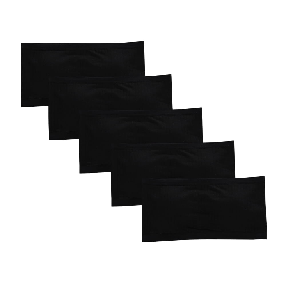 5 Pack Padded Bandeau Big Girls' Training Bra Flex Fit Seamless ...