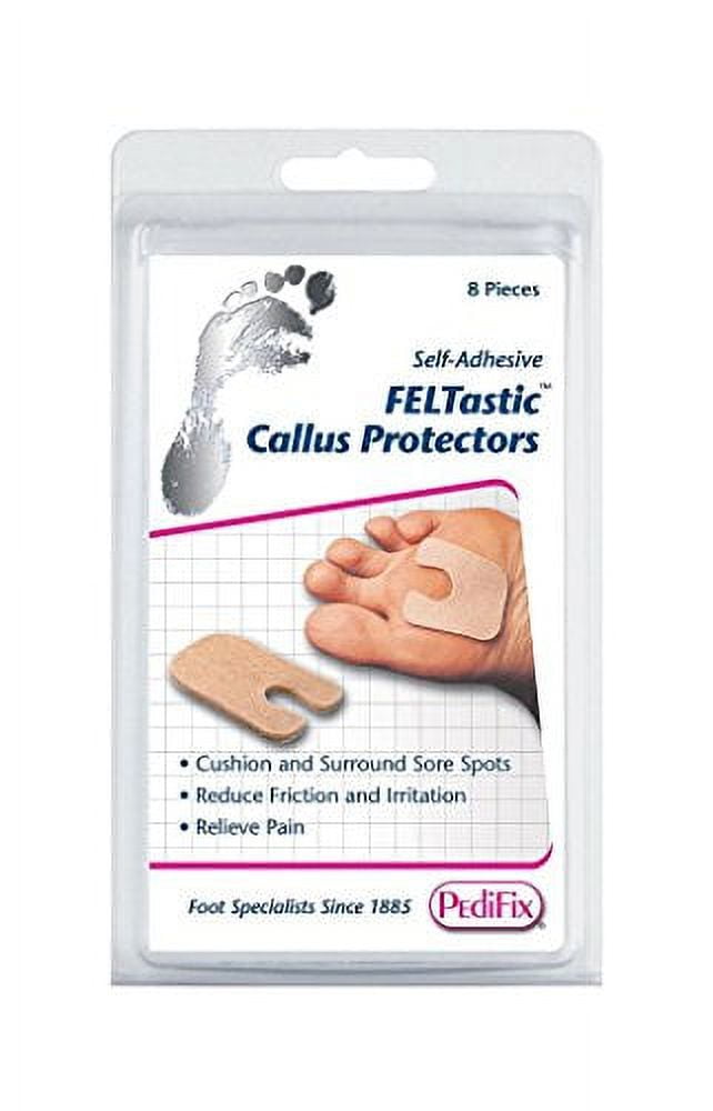 Pedifix Felt Callus Protector Pads, 5 Pack, 8 per Pack P16, Foot Care ...