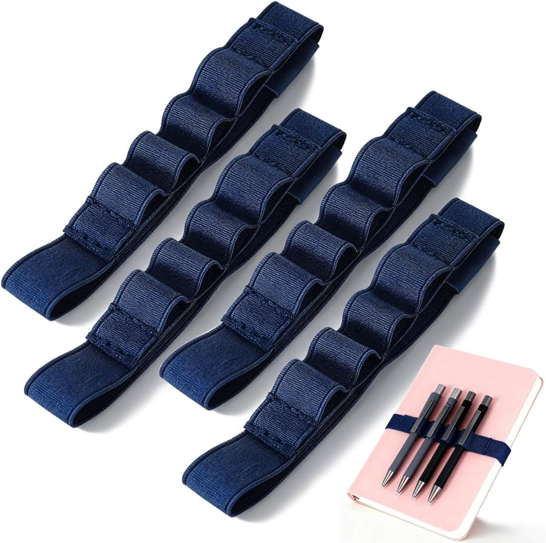 5-Pack Pen Loop Holder, Elastic Pen Loops for Notebook, Journaling ...