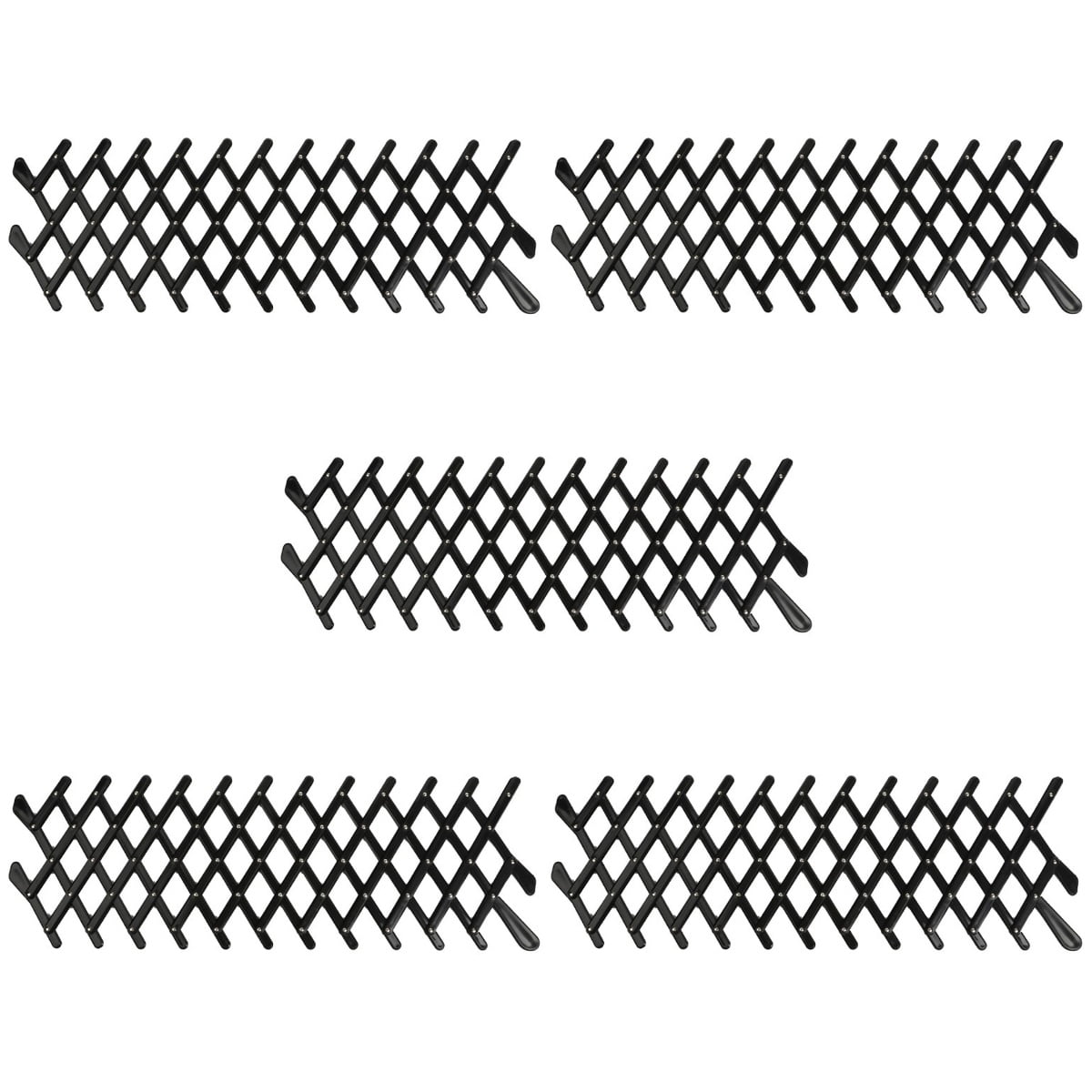 5 Pack Pet Barrier Dog Fences Grate Kennel Puppy Travel Black - Walmart.com