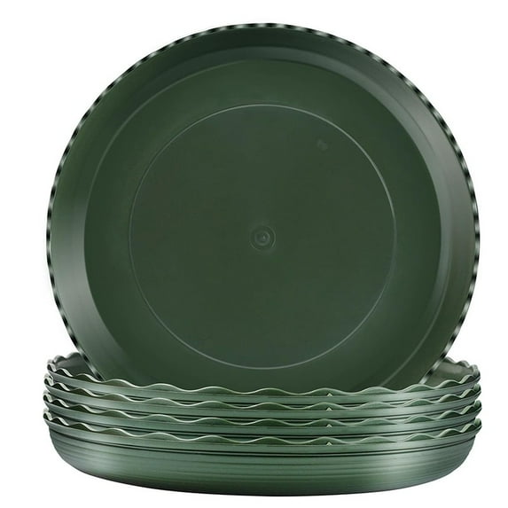 5 Pack Plant Saucers, Flower Pot Drip Trays for Indoor/Outdoor Garden ...