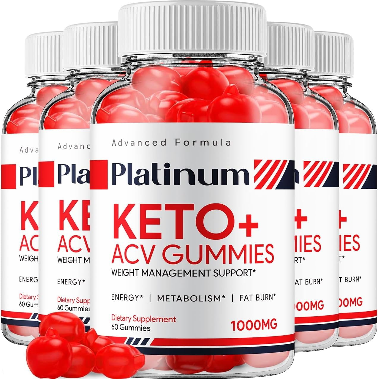 5 Pack Platinum Keto ACV Gummies - Official - Keto Platinum ACV ...