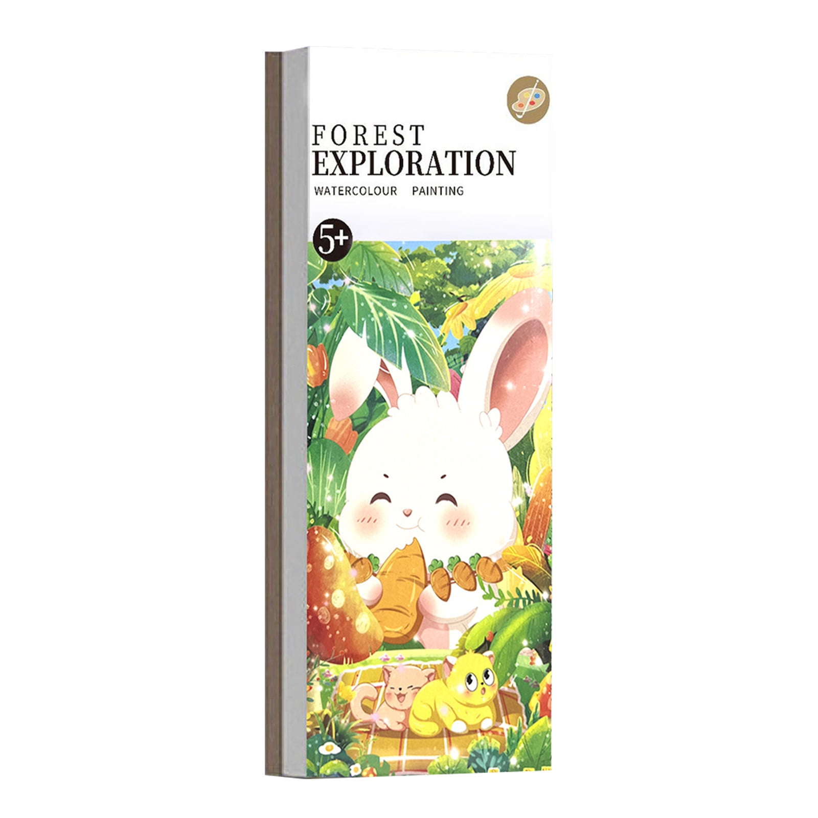 5 Pack Pocket Watercolor Paint Book Watercolor Painting Book Set Travel ...