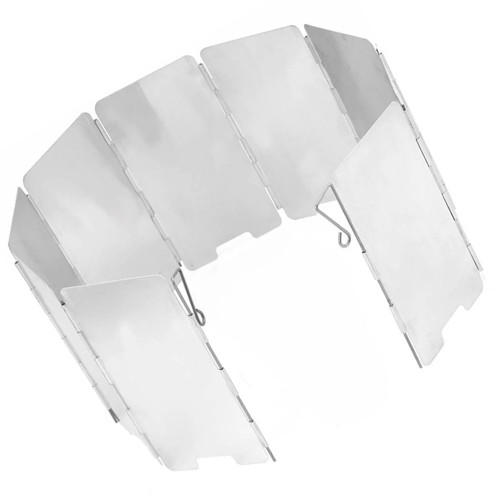 5 Pack Pot Windshield BBQ Accessory Folding Stove Screen Lightweight ...