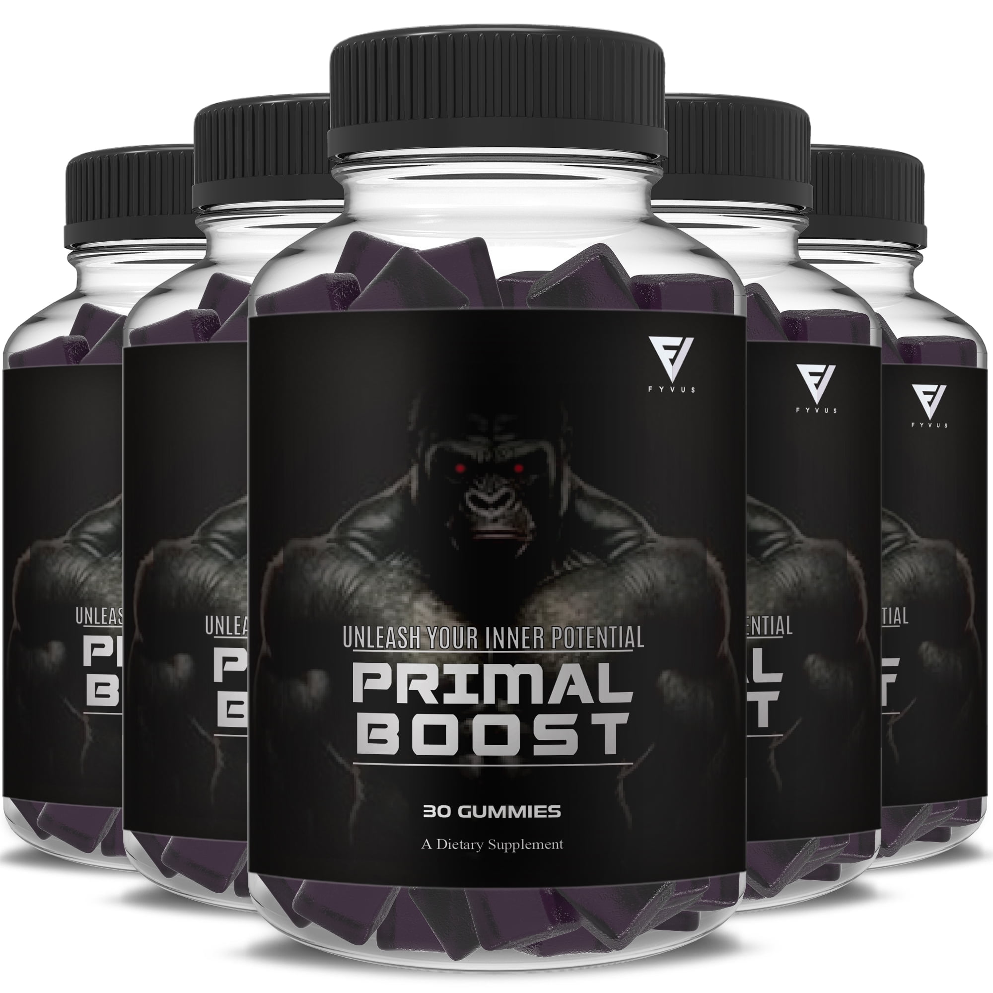 (5 Pack) Primal Boost Advanced Gummies, PrimalBoost Maximum Strength ...
