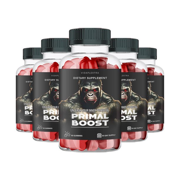 (5 Pack) Primal Boost - Primal Boost Gummies - Walmart Business Supplies