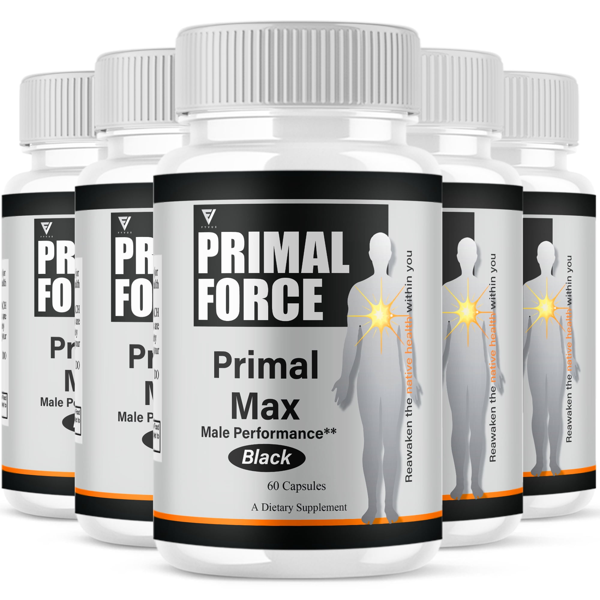 (5 Pack) Primal Force Max Performance Supplement PrimalForce Max (300 ...