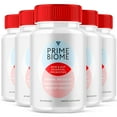 (5 Pack) Prime Biome Probiotic Supplement PrimeBiome Capsules ...
