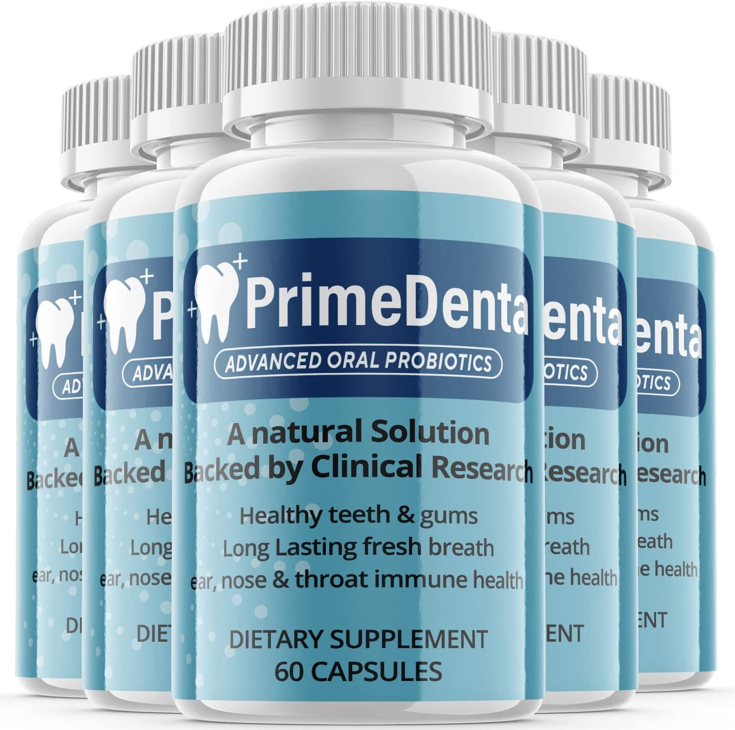 (5 Pack) Prime Denta - Advanced Oral Probiotics Formula for Healthy ...