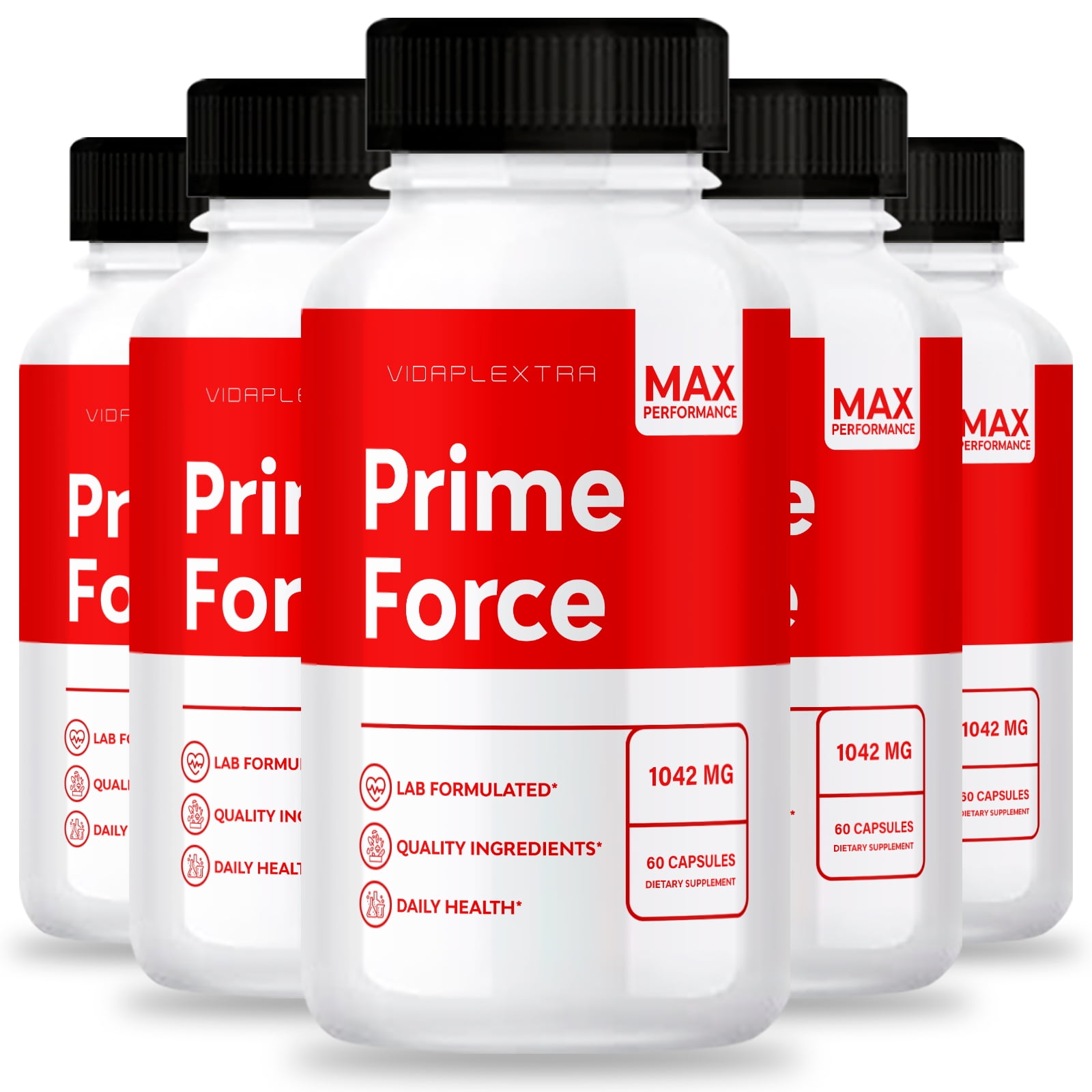 (5 Pack) Prime Force Capsules - Prime Force Male Capsules - Walmart.com