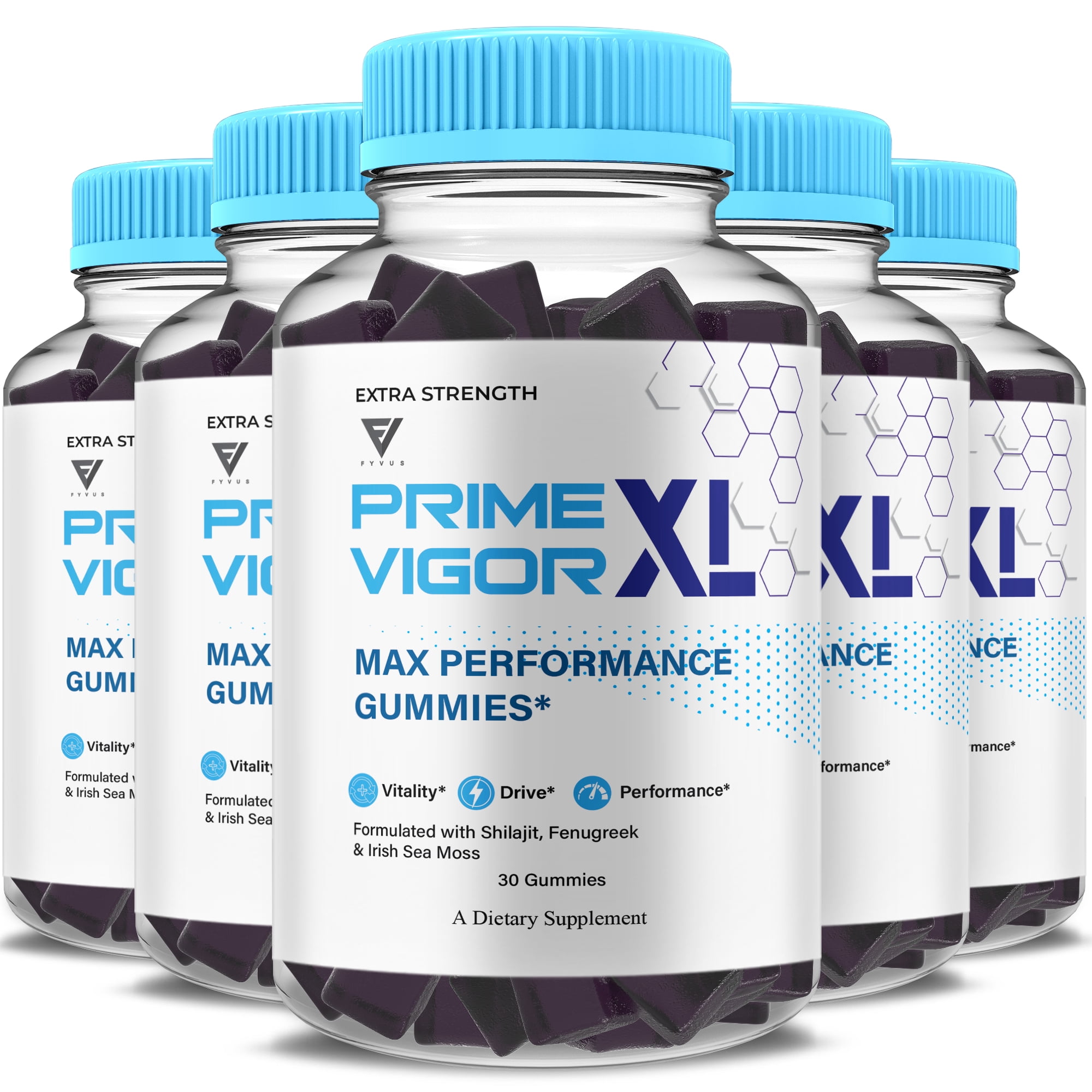 (5 Pack) Prime Vigor XL Gummies Prime XL Vigor Performance Gummy (5 ...