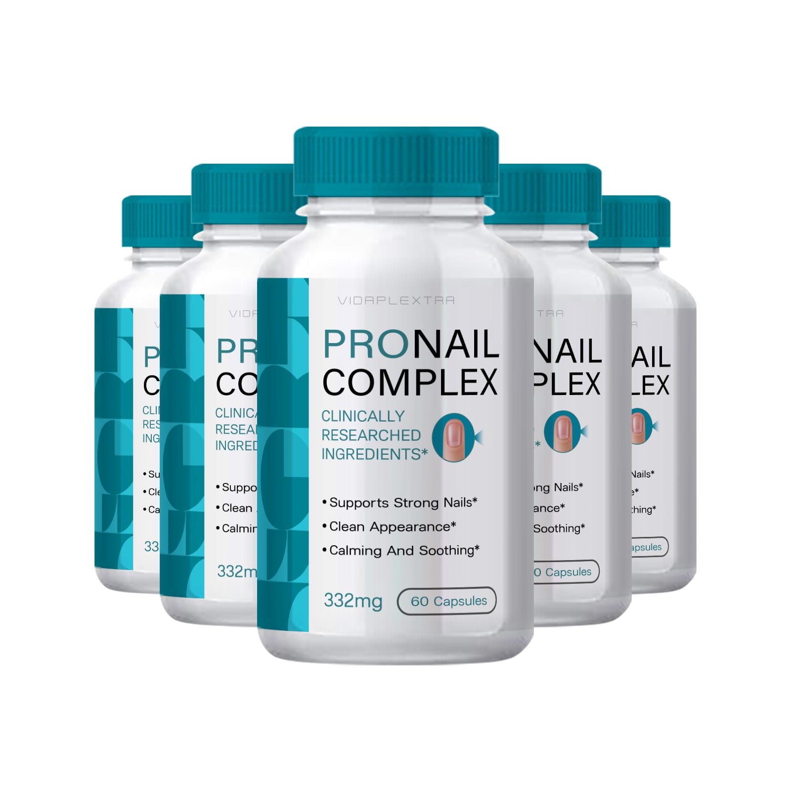 (5 Pack) ProNail Complex - Pro Nail Complex Capsules - Walmart Business ...