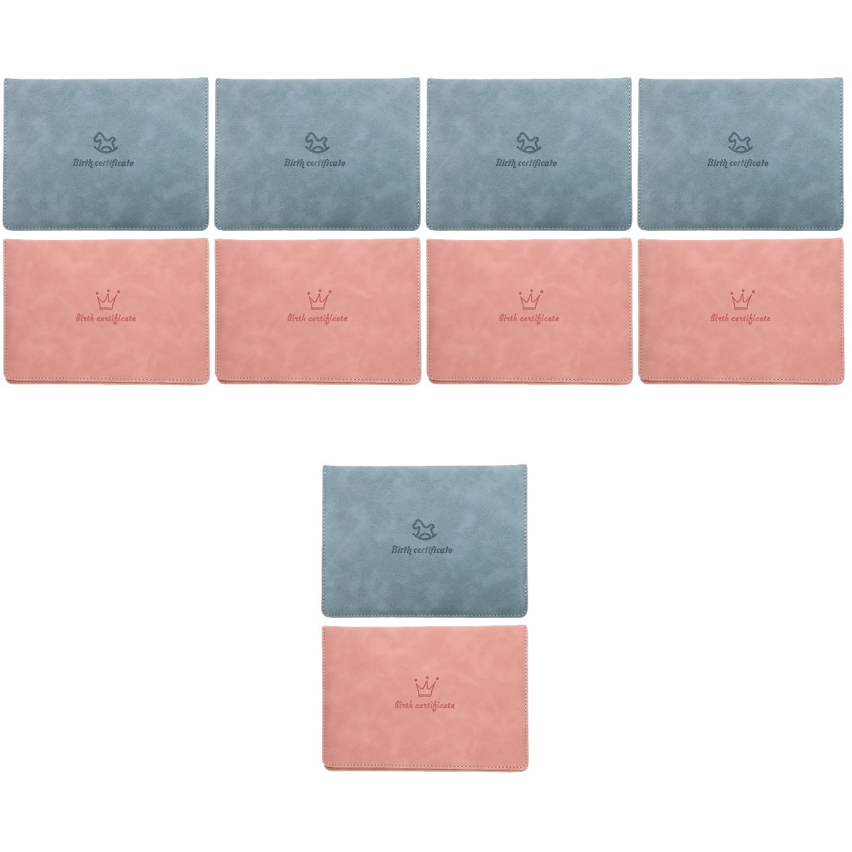 5 Pack Product Birth Certificate Cover Newborn Baby Boy - Walmart.com