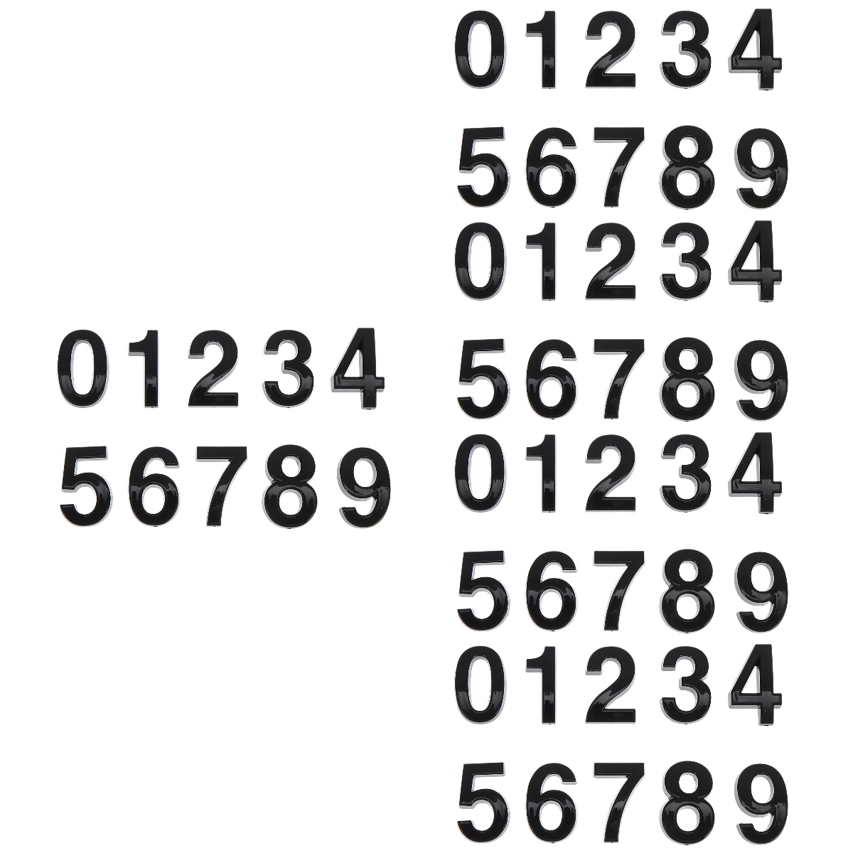 5 Pack Professional Mailbox Numbers Clock Modern House for outside ...