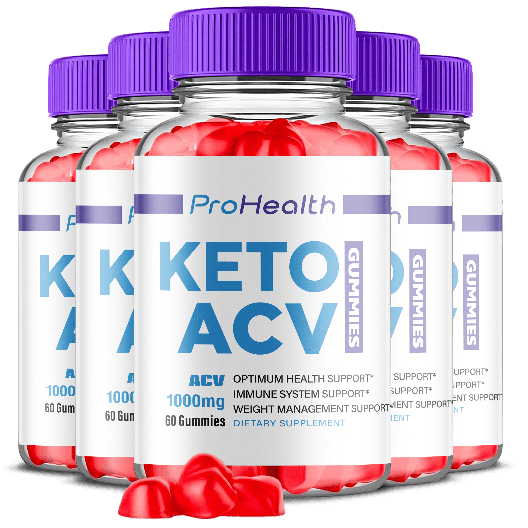 Prohealth Keto ACV Gummies (5 Pack) - Weight Loss & Energy Boost ...