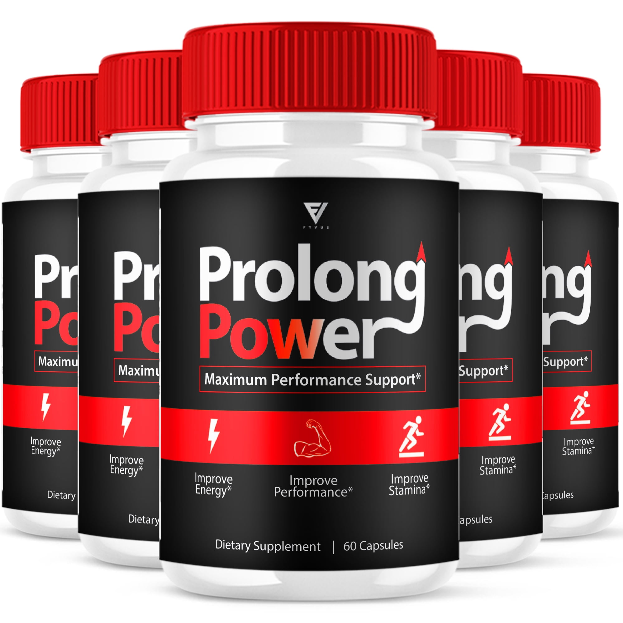 (5 Pack) Prolong Power Supplement, Prolong Power Capsules for Daily ...