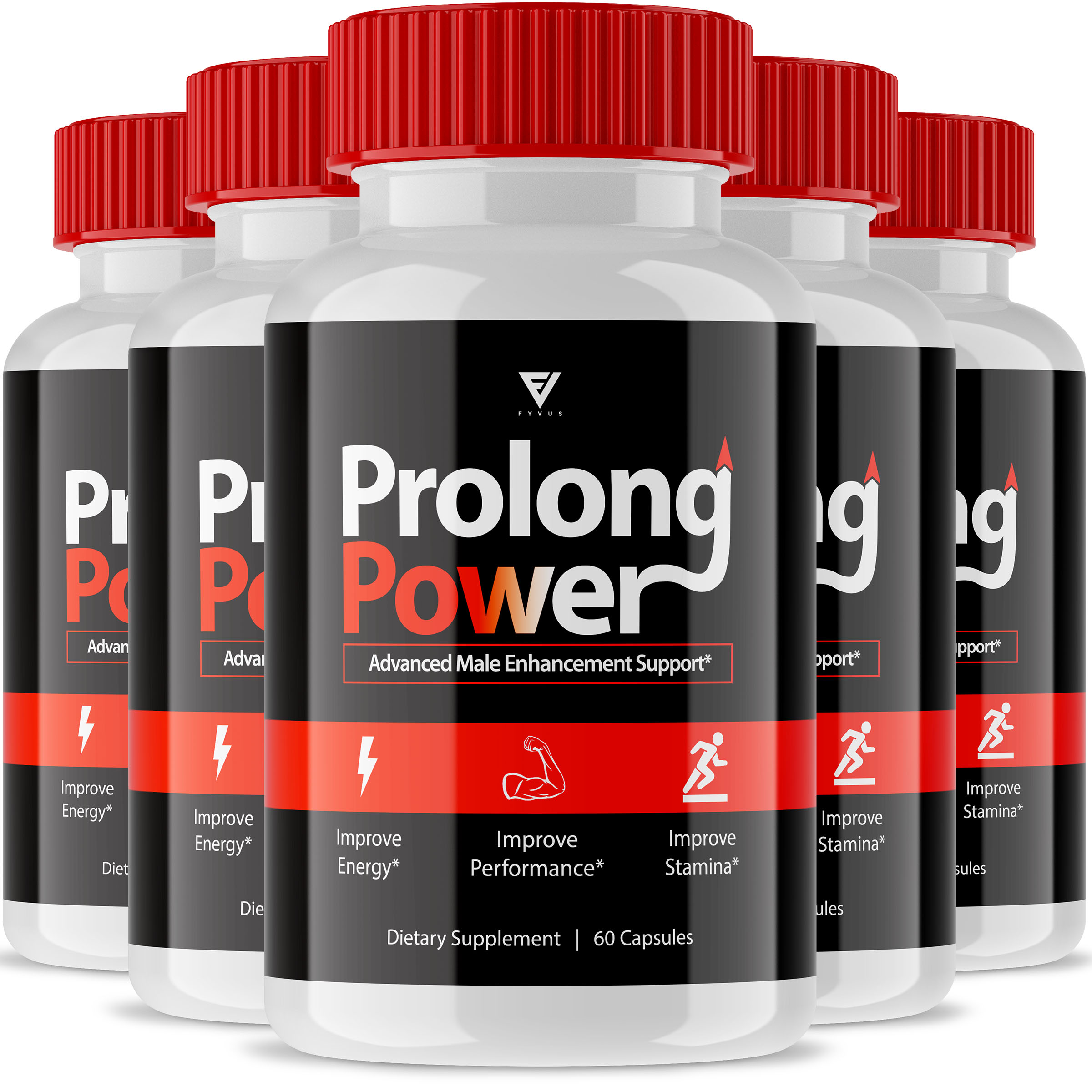 (5 Pack) Prolong Power Supplement, Prolong Power Capsules for Daily ...