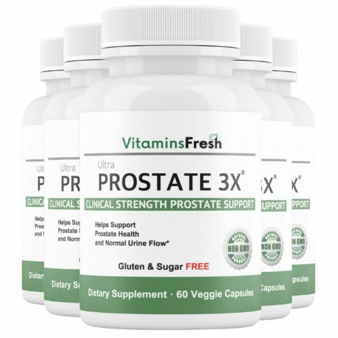 5 Pack Prostate 3X Support Improves Prostate Health, Frequent Urine ...