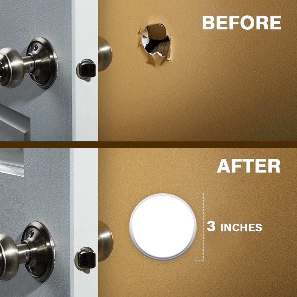 5 Pack - Protector | Door Bumpers 3" Guard Plastic Self Adhesive ...