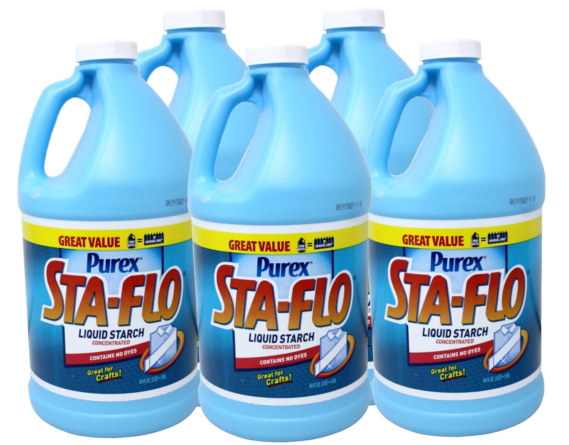 5 Pack - Purex Sta-Flo Liquid Starch, Concentrated, Great for Crafts 64 ...