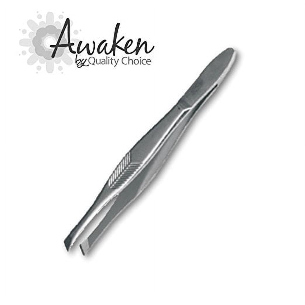5 Pack Quality Choice Deluxe Tweezers Square Tips 1 Count Each ...