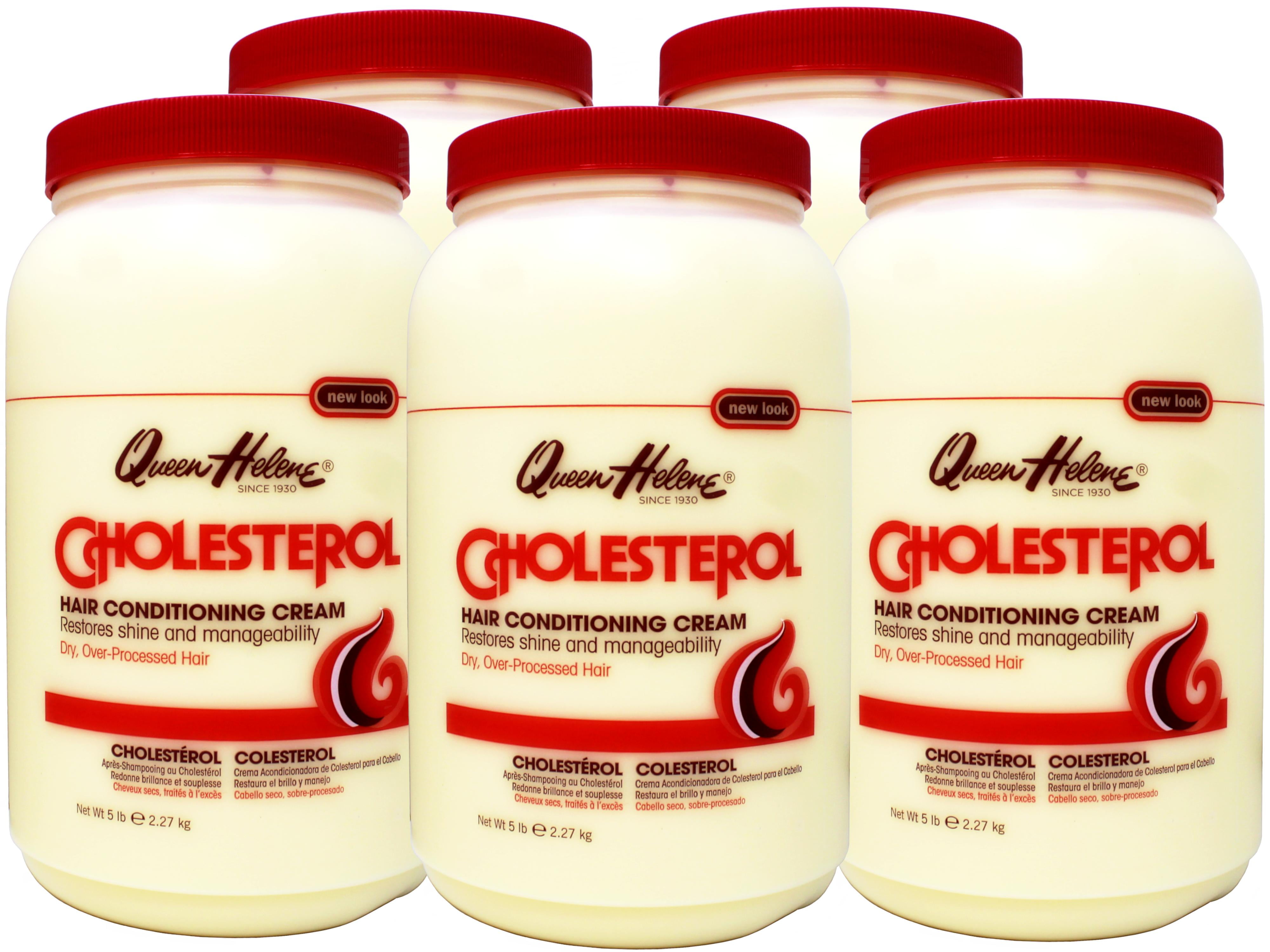 5 Pack - Queen Helene Cholesterol, Hair Conditioning Cream, Restores ...