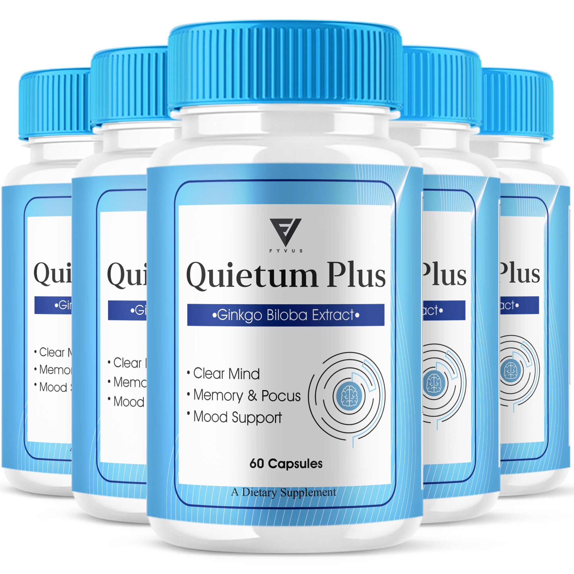 (5 Pack) Quietum Plus, Quietum Advanced Tinnitus Support (300 Capsules ...