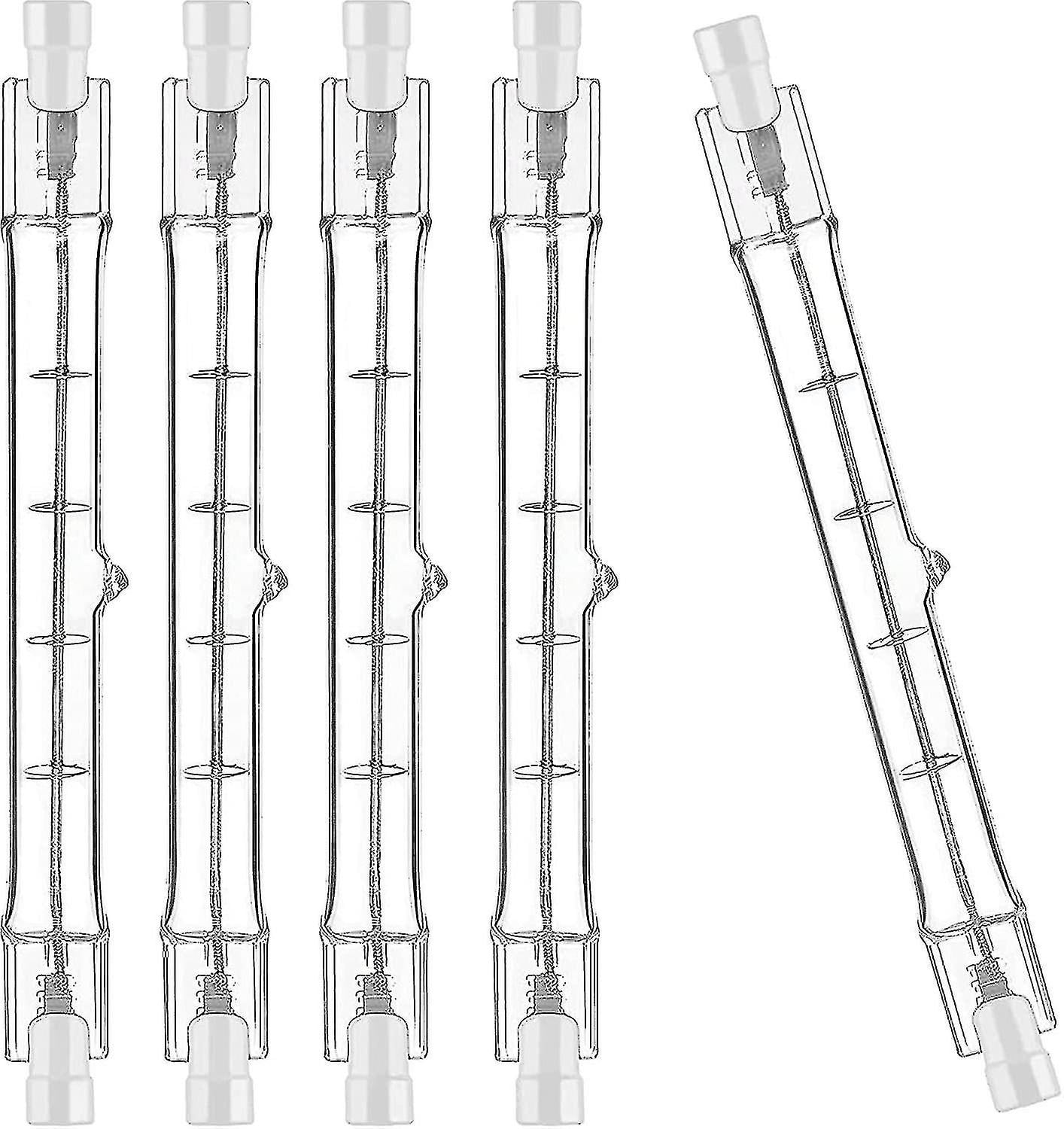 5 Pack R7s Halogen Bulb 118mm 200w 230v R7s Halogen Rod 118mm Halogen ...