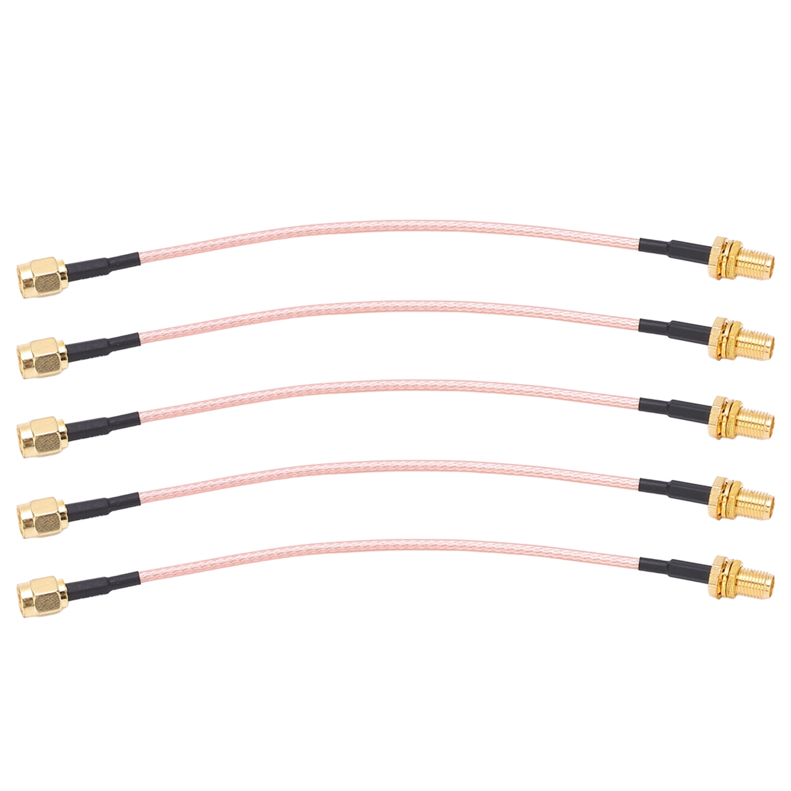 5-Pack RF Coaxial Cable Set - SMA Male to Female Adapters, RG316, Coax ...