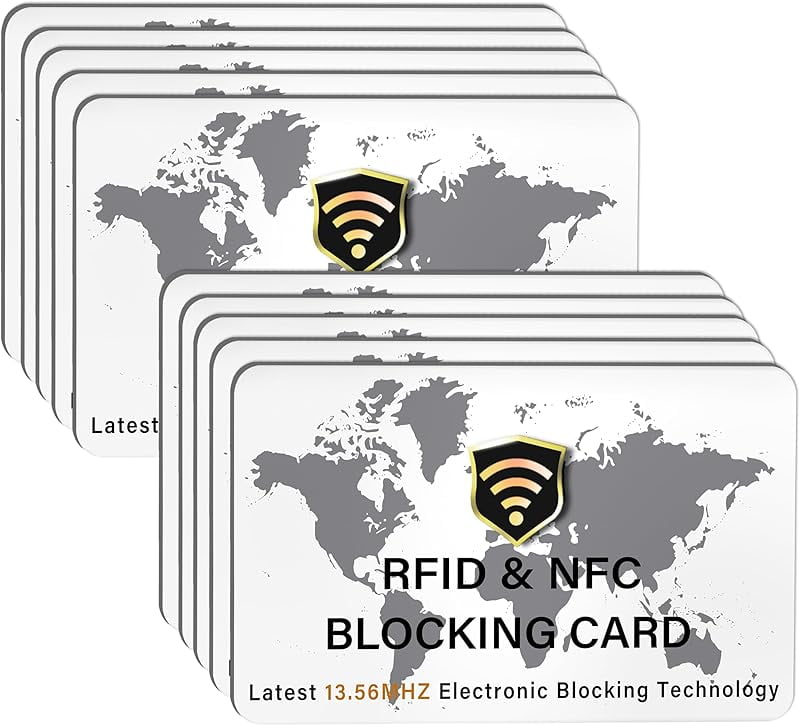 5 Pack RFID Blocking Card NFC Contactless Debit/Credit Card ATM ...