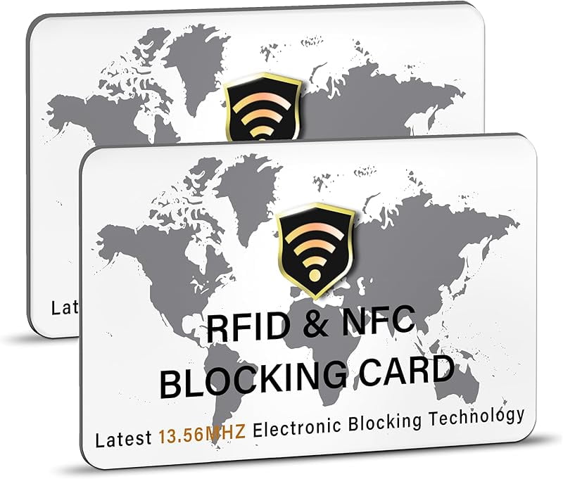 5 Pack RFID Blocking Card NFC Contactless Debit/Credit Card ATM ...