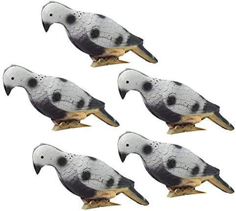 5-Pack Realistic Bird Imitation Target, High-Density Foam Material ...