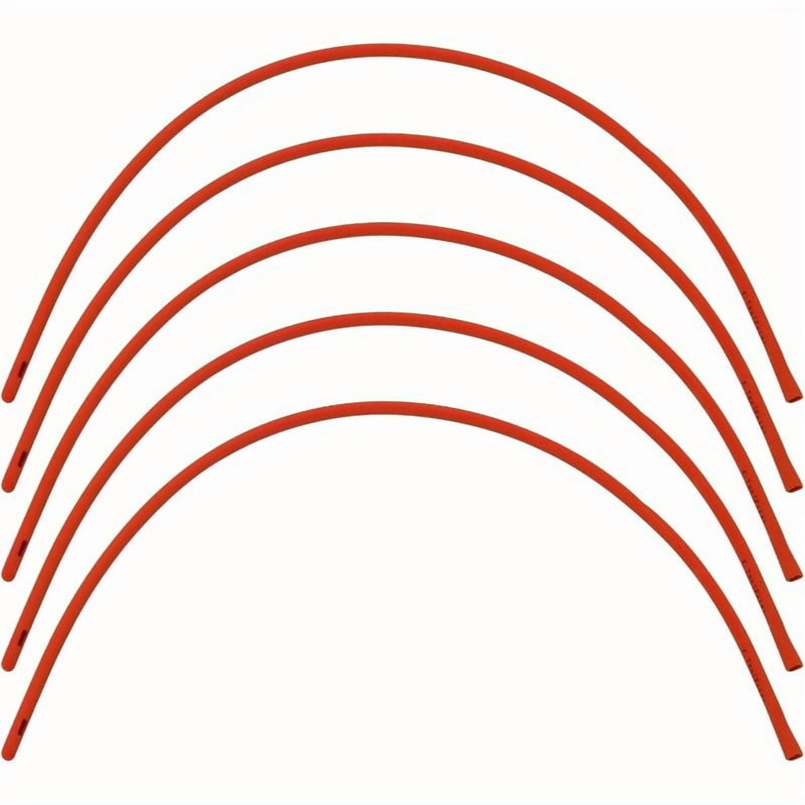 5-Pack Red Flexible Rubber Lamb Feeding Tubes, 16-Inch 16FR Replacement ...