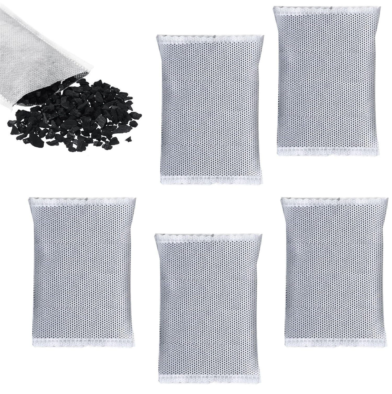 5 Pack Replacement Activated Charcoal Distiller Filters -Activated ...