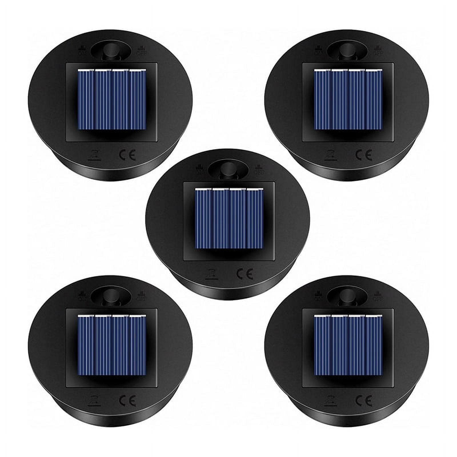 5 Pack Replacement Solar Light Parts(Top Size 2.76 inches, Bottom Size ...