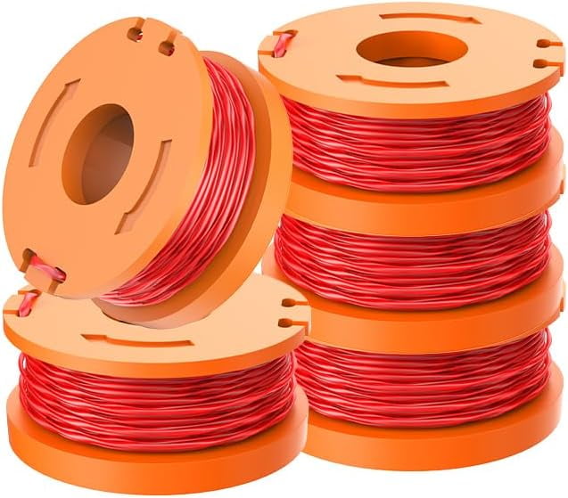 5 Pack Replacement Trimmer Spool Line for Worx, for Worx Trimmer line ...