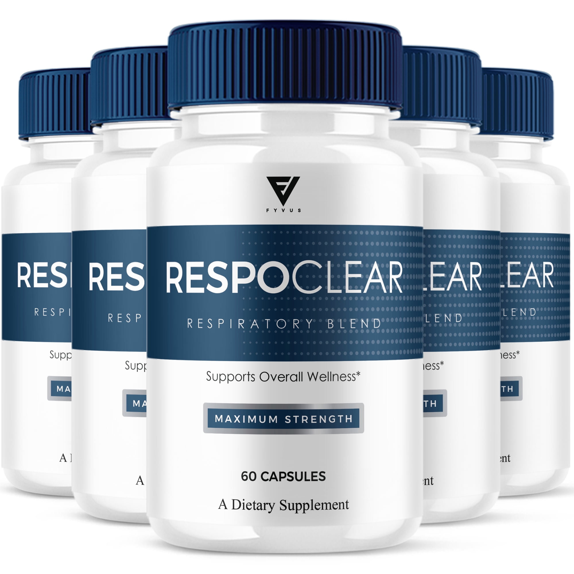 (5 Pack) Respoclear Glycogen Support Supplement Respo Clear Pills (300 ...