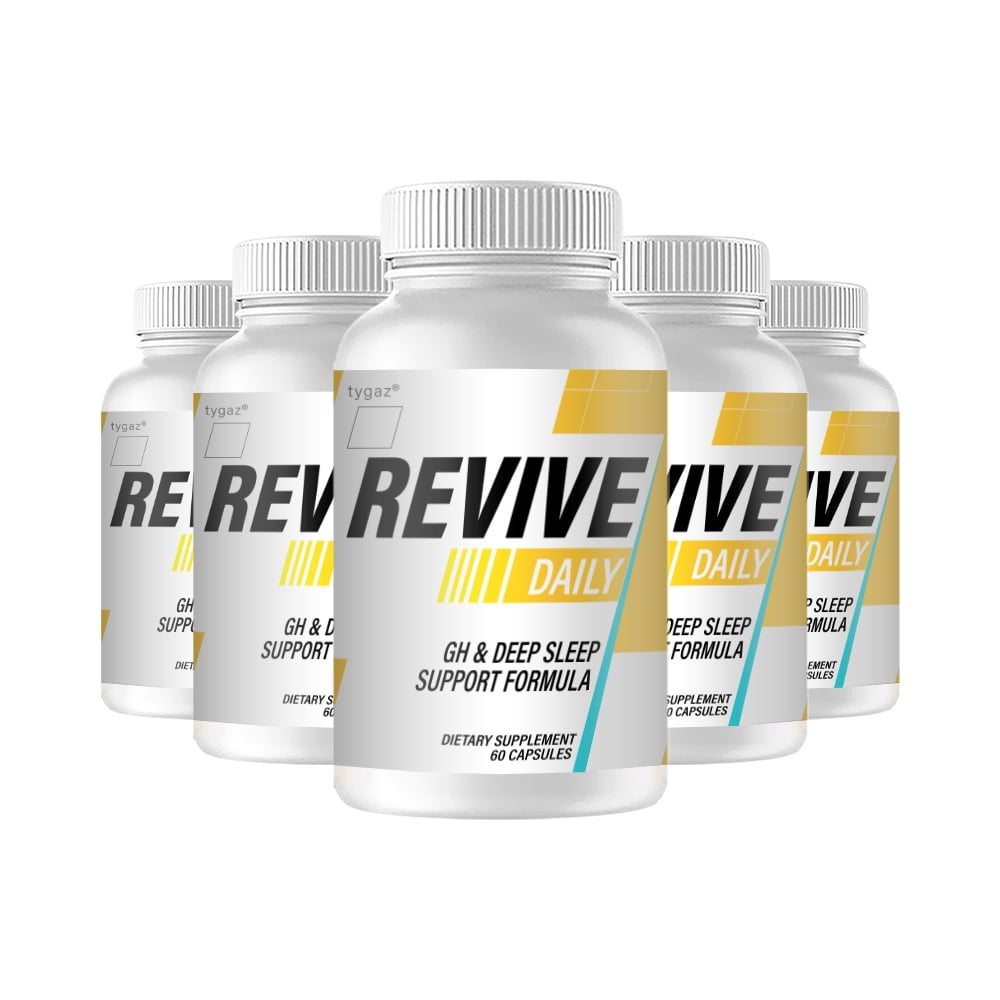 (5 Pack) Revive Daily - Revive Daily Night Time Deep Sleep Support ...