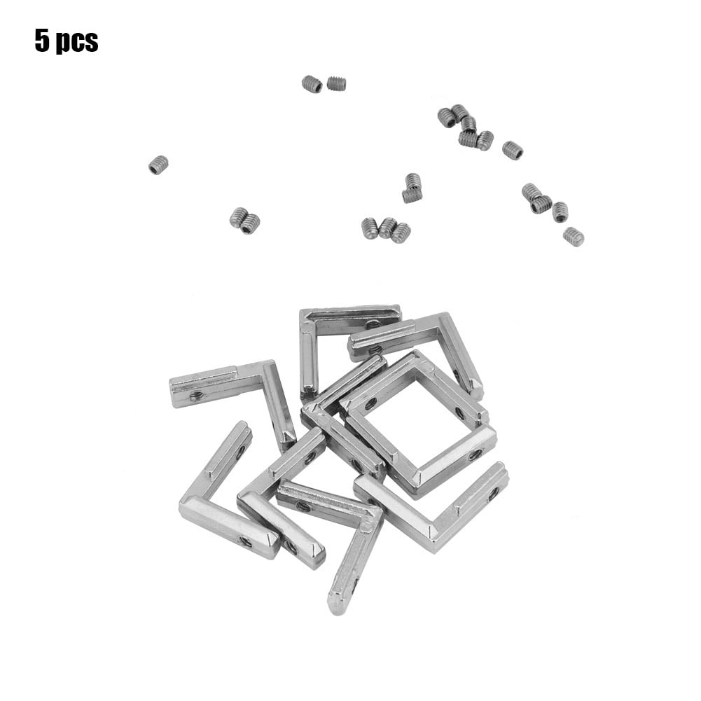 5-Pack Right Angle Brace Fasteners (2020 Model) European Standard L ...