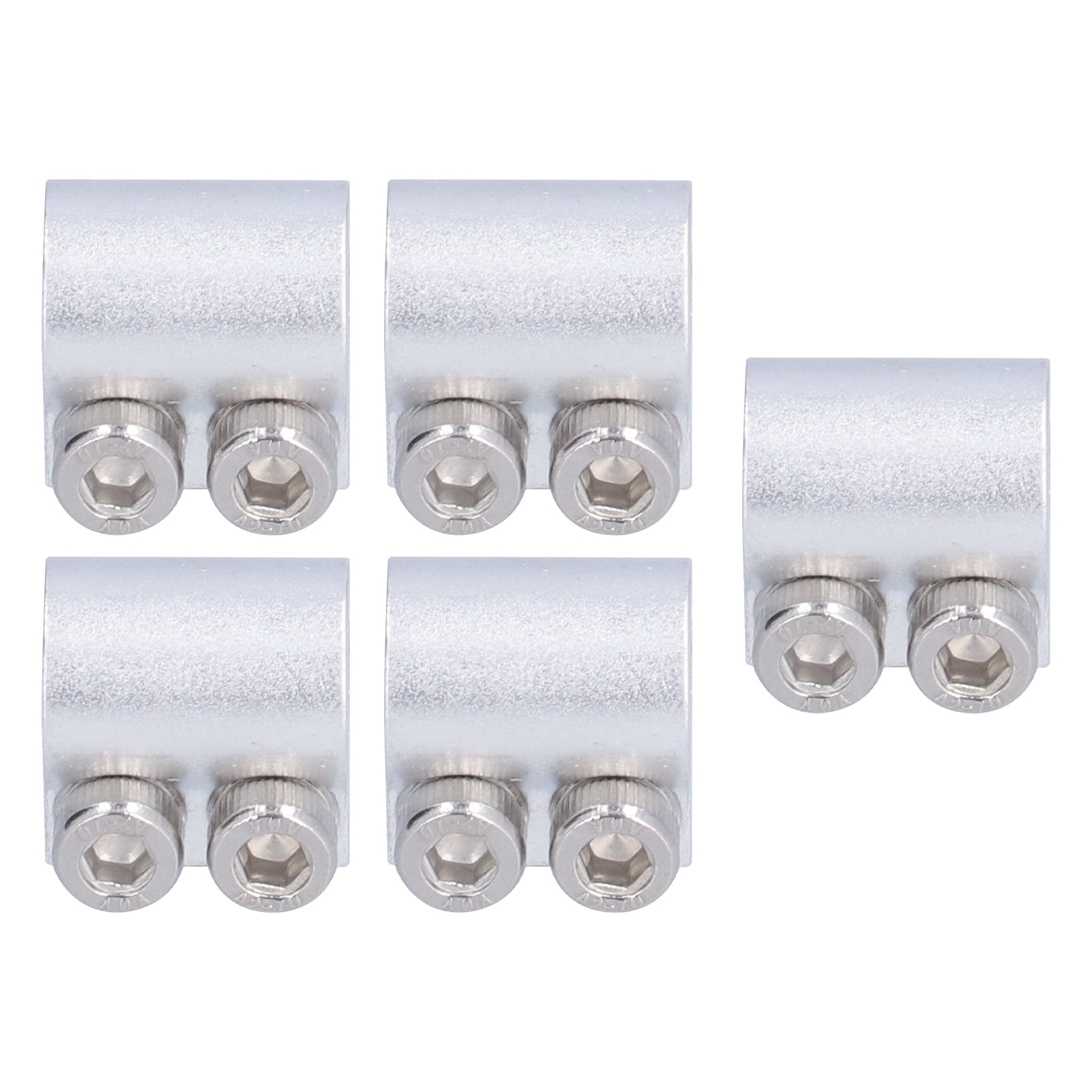 5-Pack Rigid Shaft Couplers - Aluminium Alloy Motor Wheel Couplers for ...