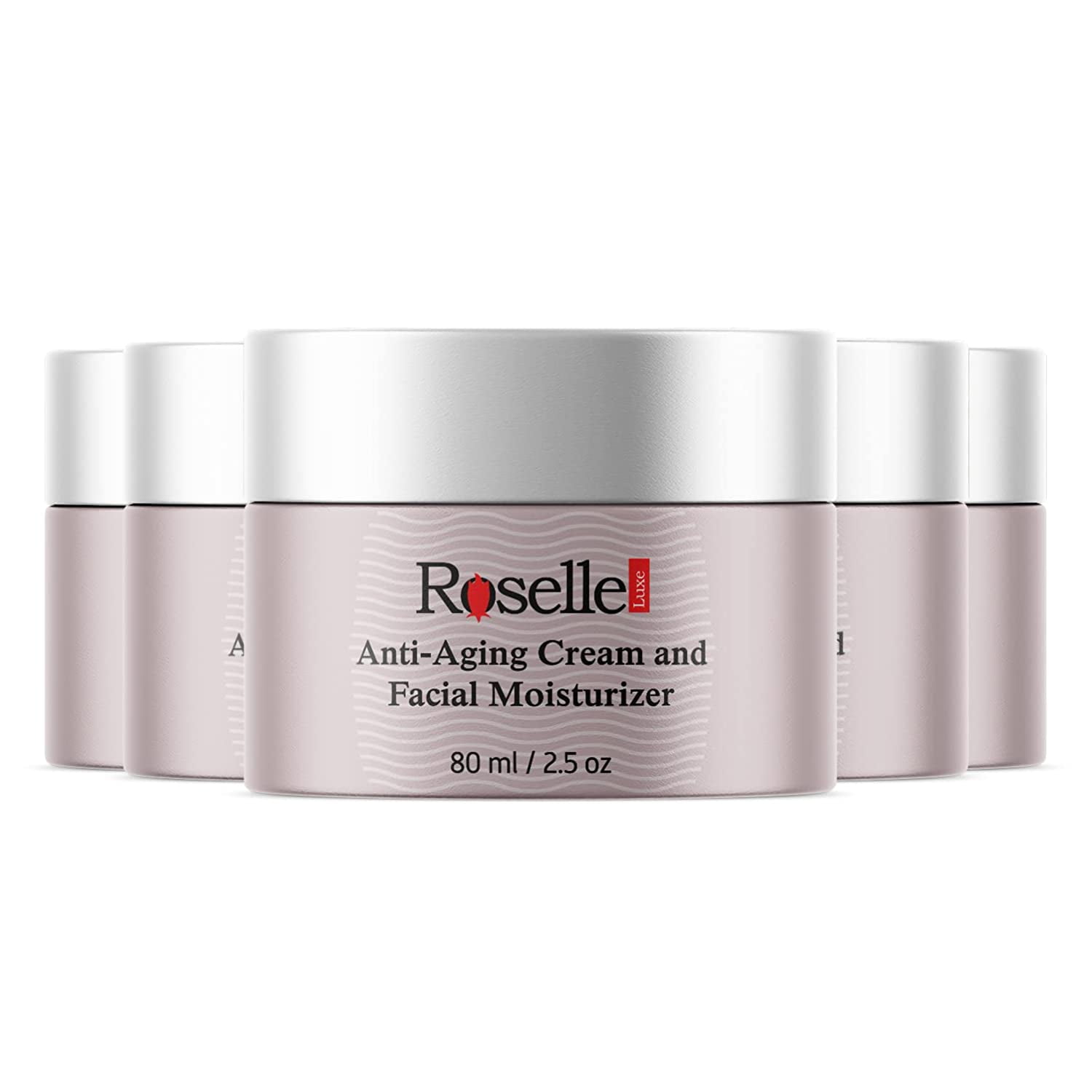 (5 Pack) Roselle - Anti-Aging Face Cream and Ageless Moisturizer ...